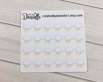 Tiny Weather Stickers, Weather Planner Stickers, Daily Weather Stickers ...