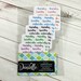 Rainbow Days of the Week Planner Stickers for Calendar, Journal ...