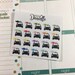 Car Maintenance Oil Change Stickers for Planner Calendar - Etsy