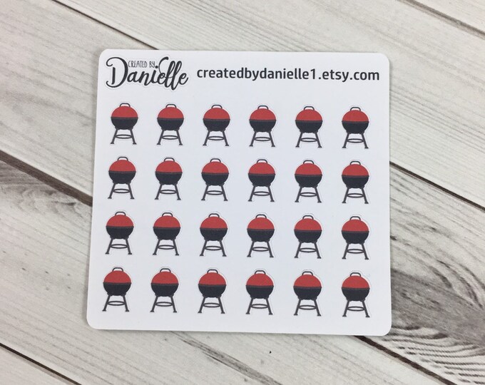 Grill Stickers BBQ Stickers Grilling Planner Sticker Cook | Etsy