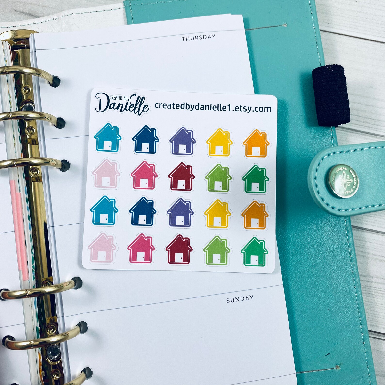House Stickers Real Estate Event Stickers Home Planner | Etsy