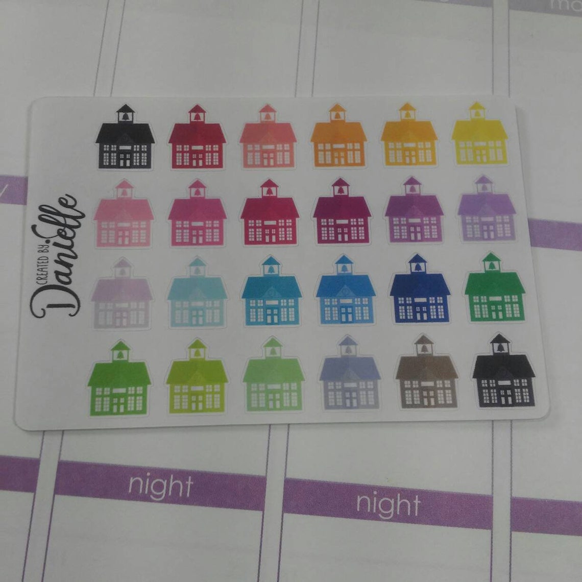 School House Stickers School Event Stickers Homeschool | Etsy