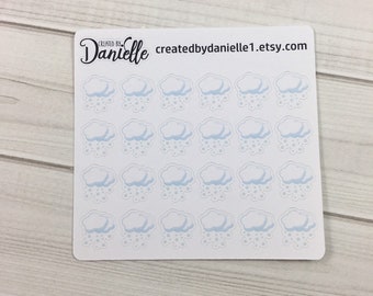 Tiny Weather Stickers, Weather Planner Stickers, Daily Weather Stickers ...