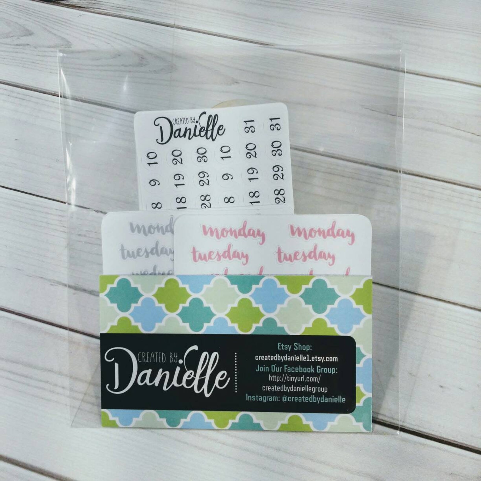 Number Stickers for Date in Undated Planner Calendar Journal | Etsy