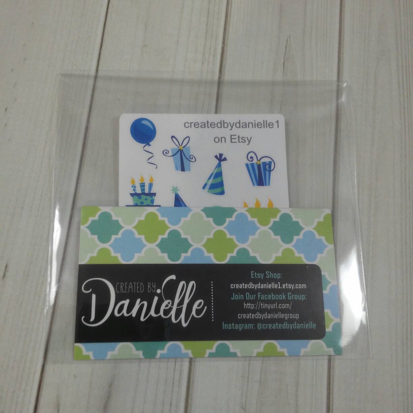 Blue Birthday Party Sticker Sampler, Birthday Planner Stickers ...
