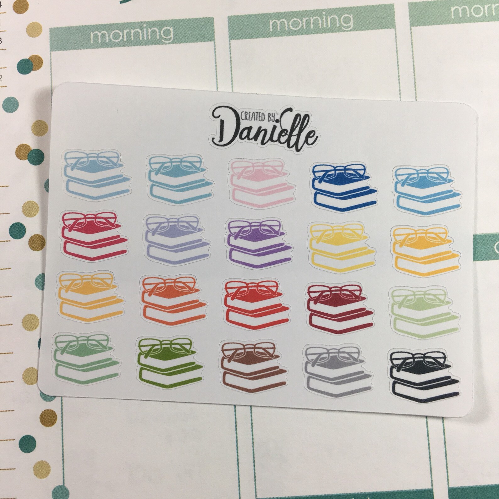 Book Planner Stickers for Journal Notebook Calendar or - Etsy
