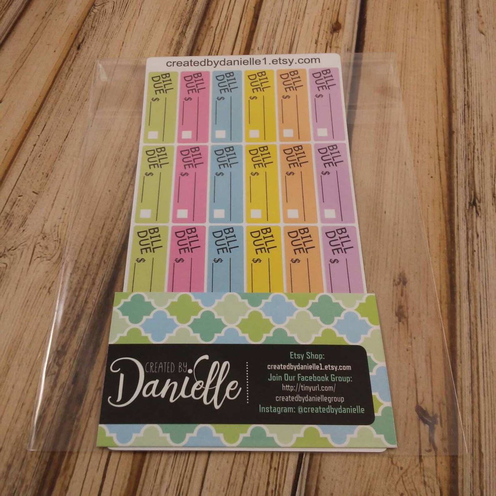 Bill Due Planner Stickers Bill Pay Stickers Budget Planner | Etsy
