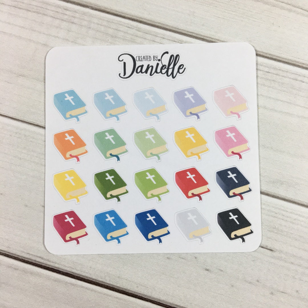 Bible Planner Stickers for Journal, Notebook, Calendar or Planner ...