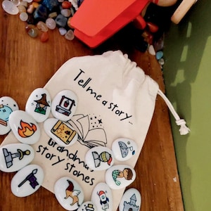 Personalized Fantasy Story Stones: Kids Learning Gift - Etsy