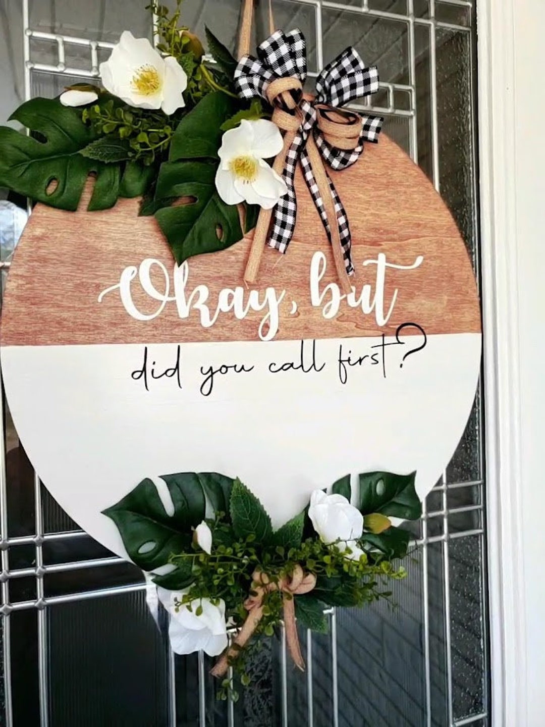 Did You Call First? Front Door Sign - Etsy