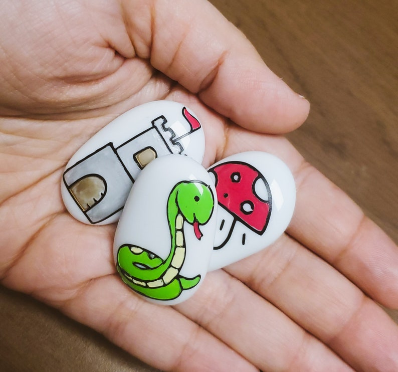 Personalized Story Stones: Kids Learning Gift With Custom Bag - Etsy