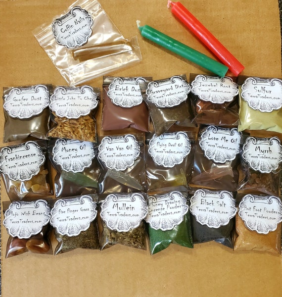 Hoodoo Deluxe Rootwork Kit Herbs Conjure Witchcraft Wicca - Etsy