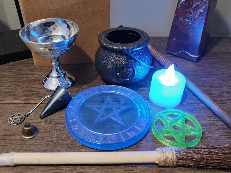 Child's Wiccan Altar Kit: Pretend Play Magick Set - Etsy