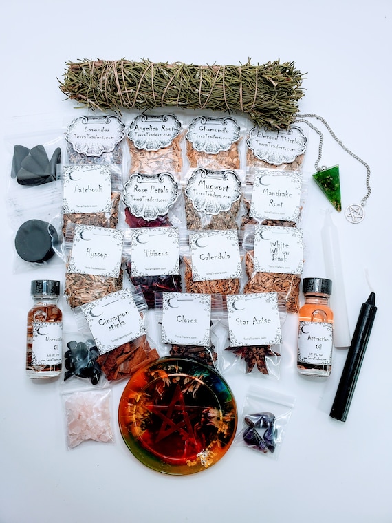 Wicca Starter Kit for Beginner Witches - Etsy