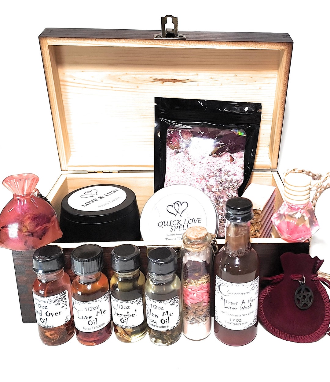Love Drawing Spell Kit With Keepsake Chest - Etsy
