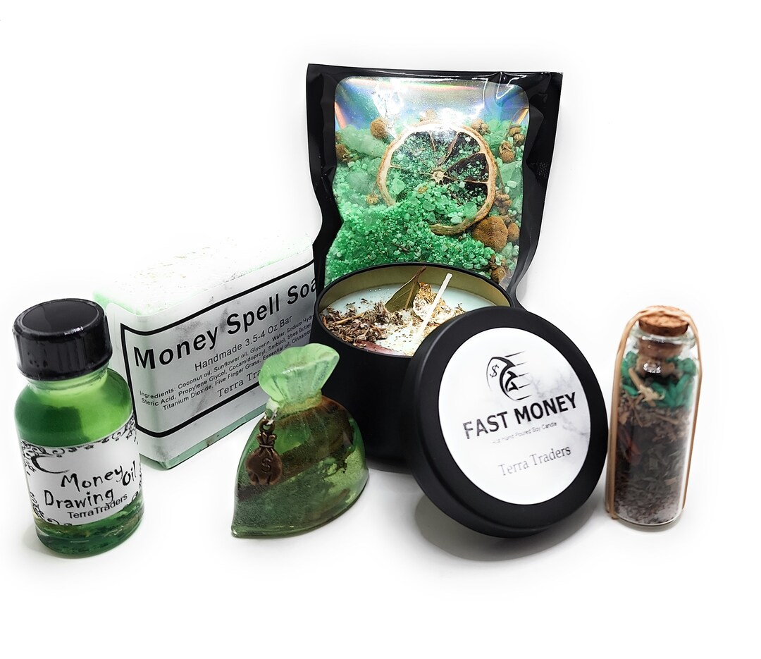 Money Drawing Spell Hoodoo Kit - Etsy