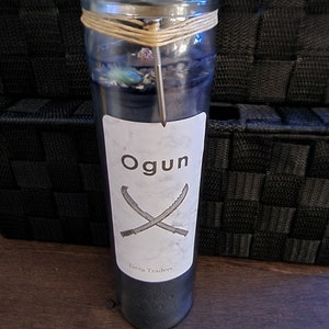 Ogun Orisha Charged and Loaded Hoodoo Candle - Etsy