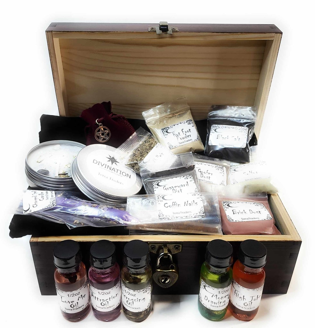 Ultimate Hoodoo Rootworkers Conjure Kit With Chest - Etsy
