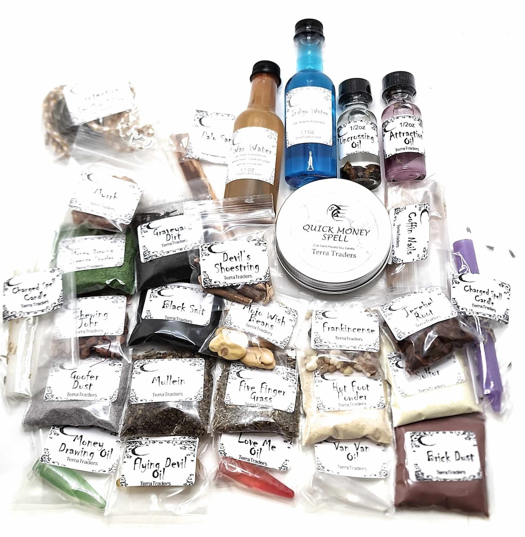 Hoodoo Premium Rootworkers Conjure Kit - Etsy