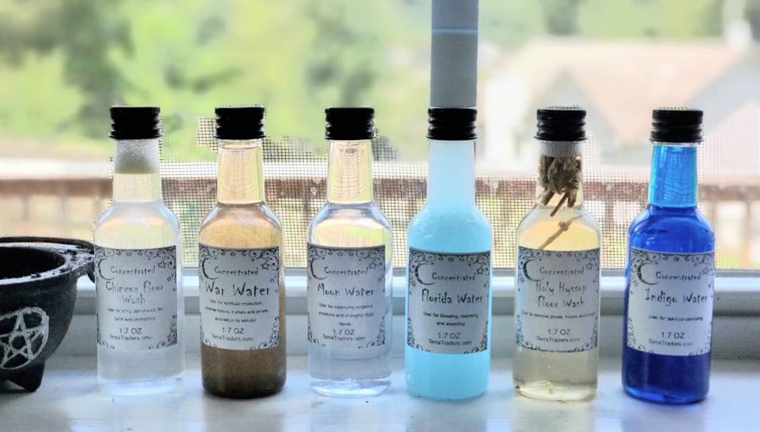 Hoodoo Washes and Waters Set Root Work Conjure Witchcraft Magick Gift ...