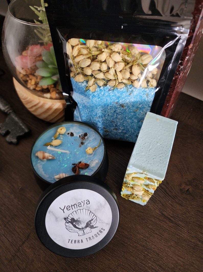 Yemaya Orisha Bath Kit Rootwork Conjure Witchcraft Magick Gift Set - Etsy