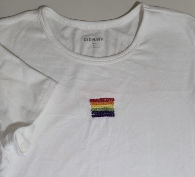 Pride Flag Stick and Stitch Embroidery Patterns | Water Soluble ...