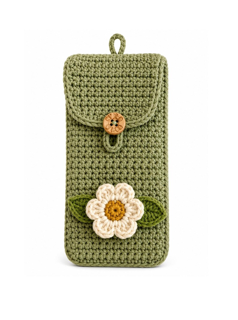 Crochet Eyeglasses Pouch Pattern, Floral Glasses Case, Beginner ...