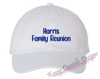 Family Reunion Caps - Etsy
