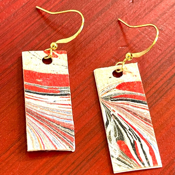 Paper Earrings - Etsy