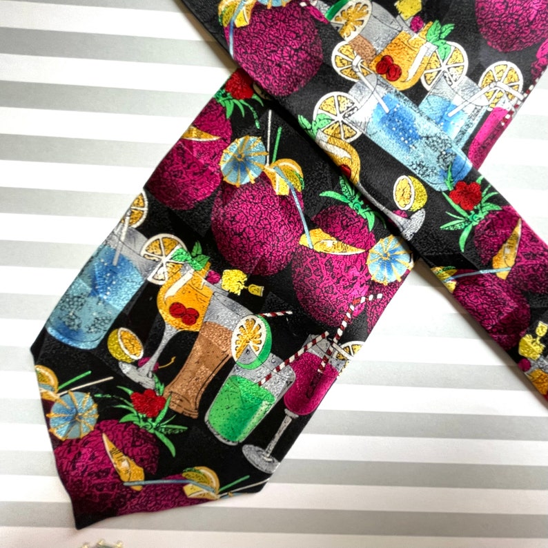 Max Raab Tie 100% Silk Tango Style Made in USA Measurements 58 1/4 ...