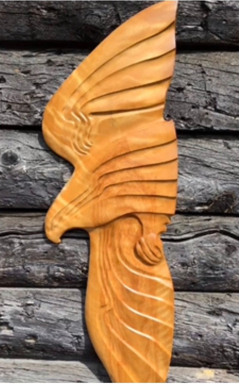 Bald Eagle Wood Carving - Etsy