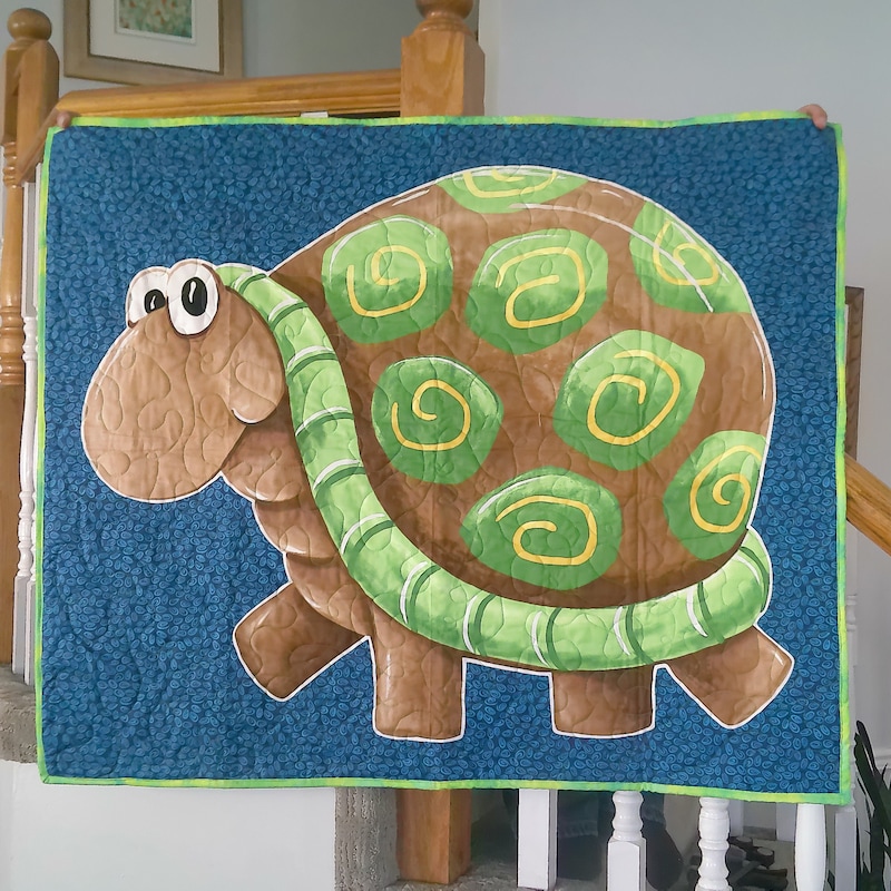 Turtle Quilt - Etsy