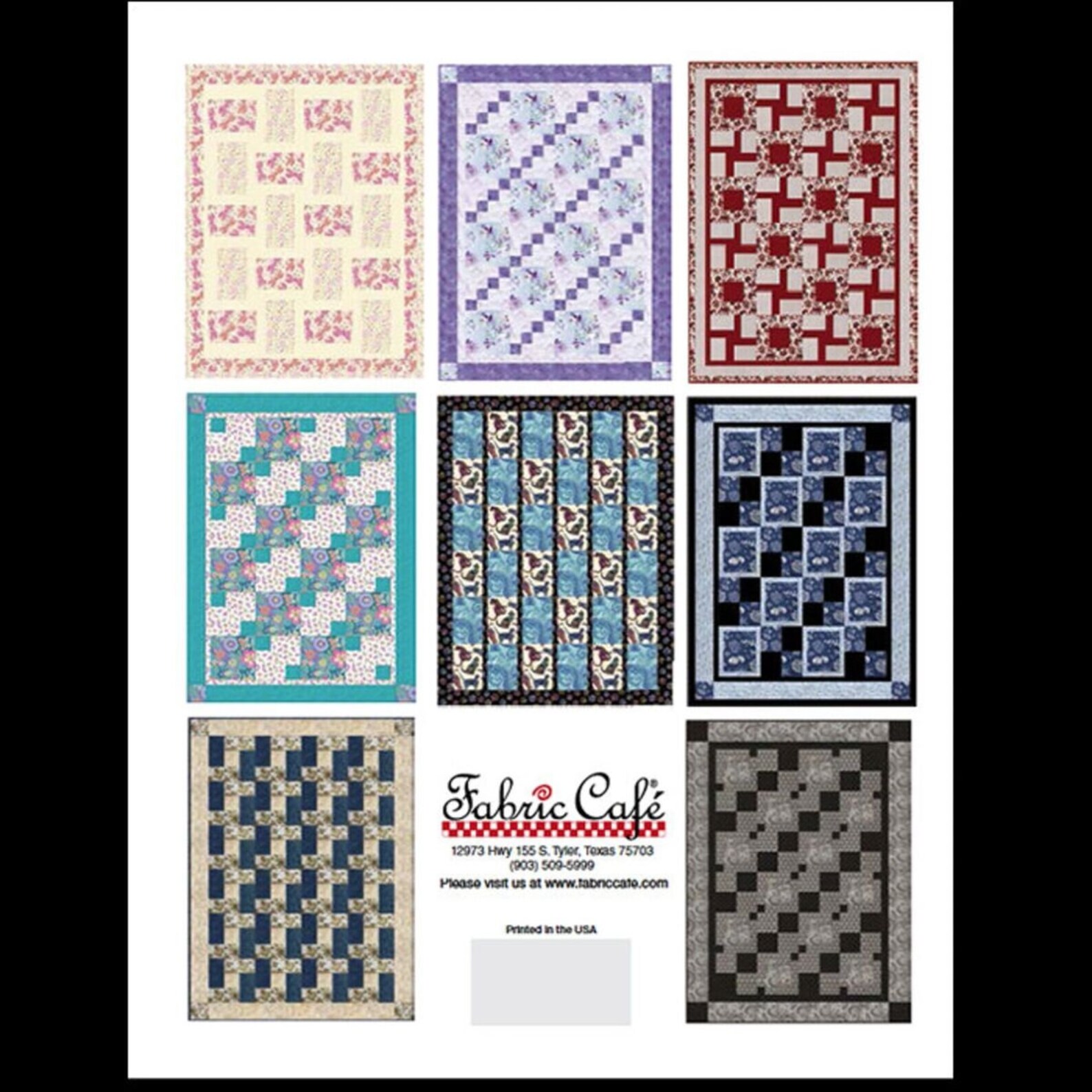 Fast & Fun - 3 Yard Quilts - PATTERN Book - by Donna Robertson of ...
