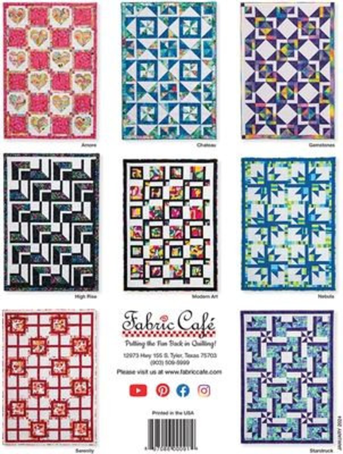 Go Bold With 3-yard Quilts - Quilt Pattern Book - Released Jan 16, 2024 ...