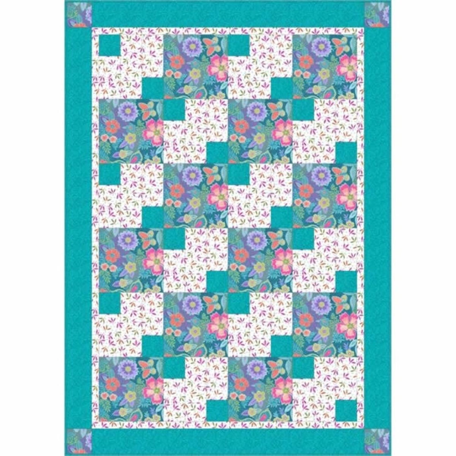 Fast & Fun - 3 Yard Quilts - PATTERN Book - by Donna Robertson of ...