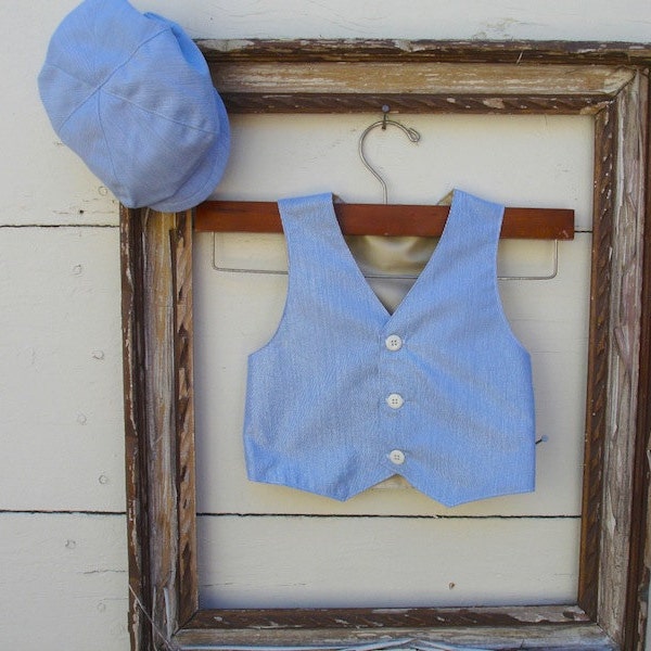 Baby Blue Vest - Etsy