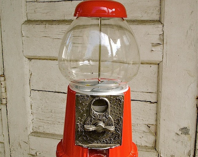 Vintage Gumball Machine by Carousel, Circus Party Decor, Gumball ...
