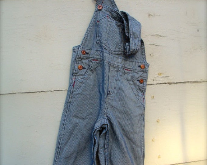 Vintage Oshkosh Overalls for Little Boys, Train Conductor Overalls for ...