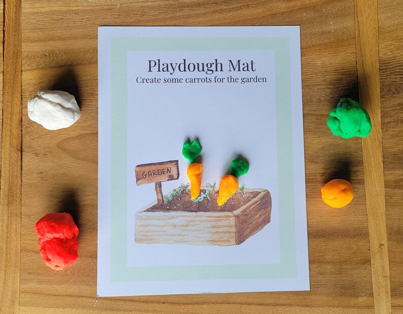 Preschool Farm Playdough Mats Printable | Fine Motor Activities ...