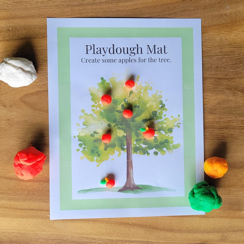 Preschool Farm Playdough Mats Printable | Fine Motor Activities ...