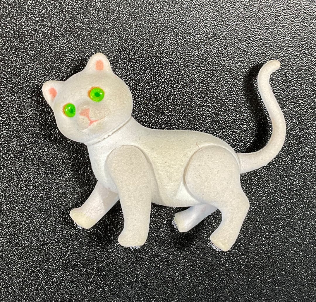 Barbie Pet Cat Fluff White Posable 1982 Sunshine Family - Etsy