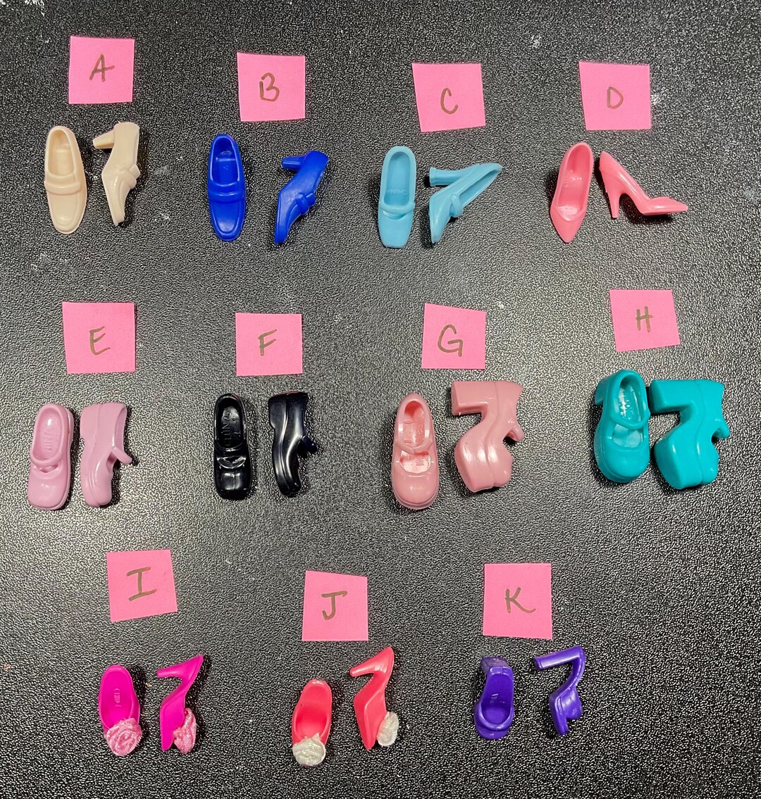 1990s Mary Jane Barbie * CHOOSE * Pumps Heels Platform Shoes - Etsy