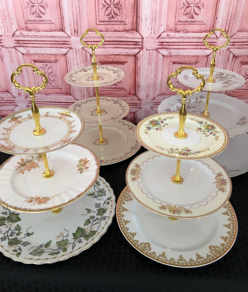 3 Tier Cake Cupcake Dessert Display Stand CUSTOM ORDER - Etsy