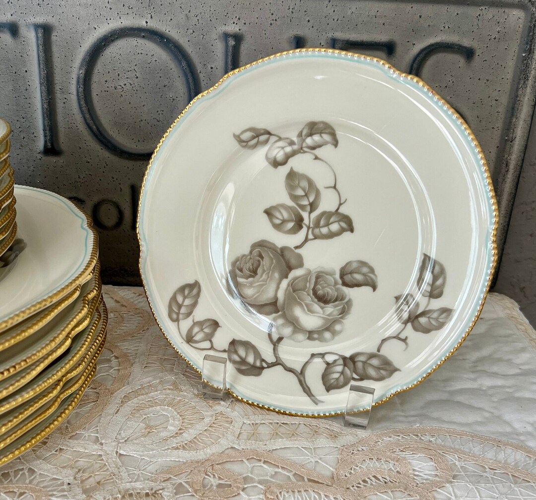 Vintage China Salad Plates, Family Dinners, Wedding Plates, Tea Party ...