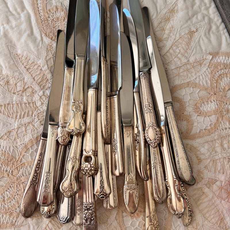 20 Silverware Set - Etsy