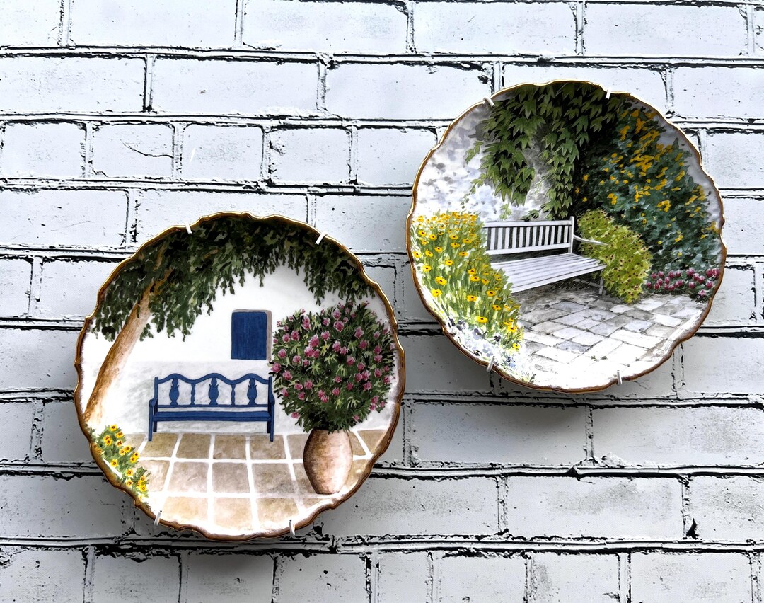 Wall Plates, Vintage Royal Vale Plates - Set of 2 - Etsy