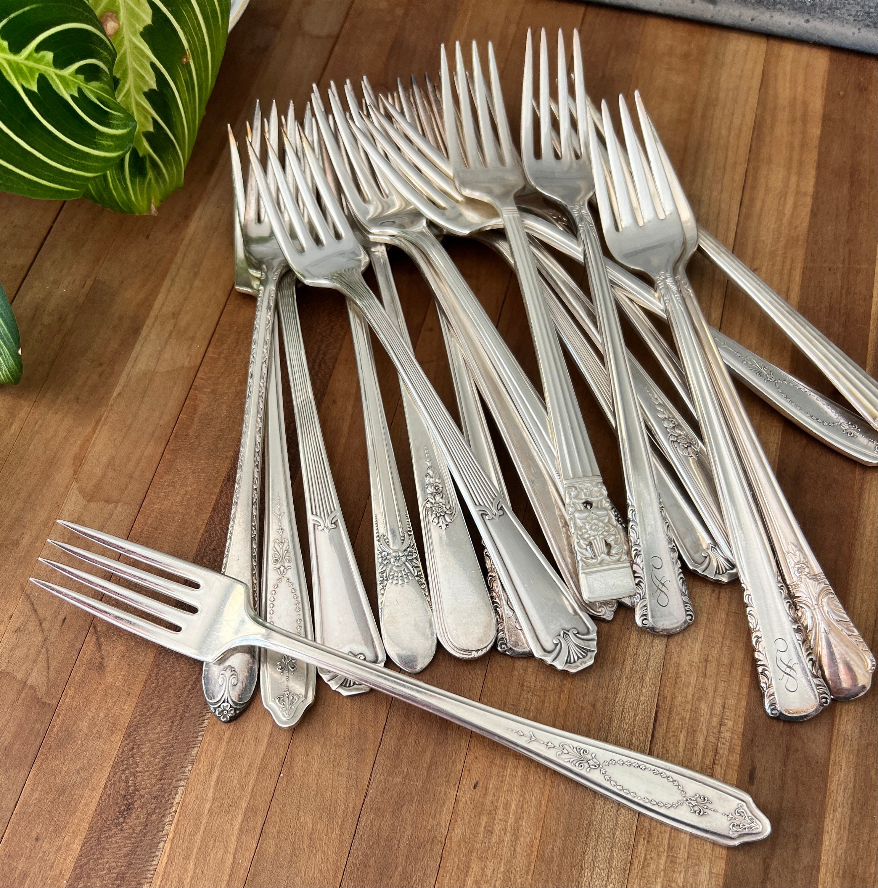 Mismatched Forks: Silverplate Viande Grille/long Handled Vintage ...