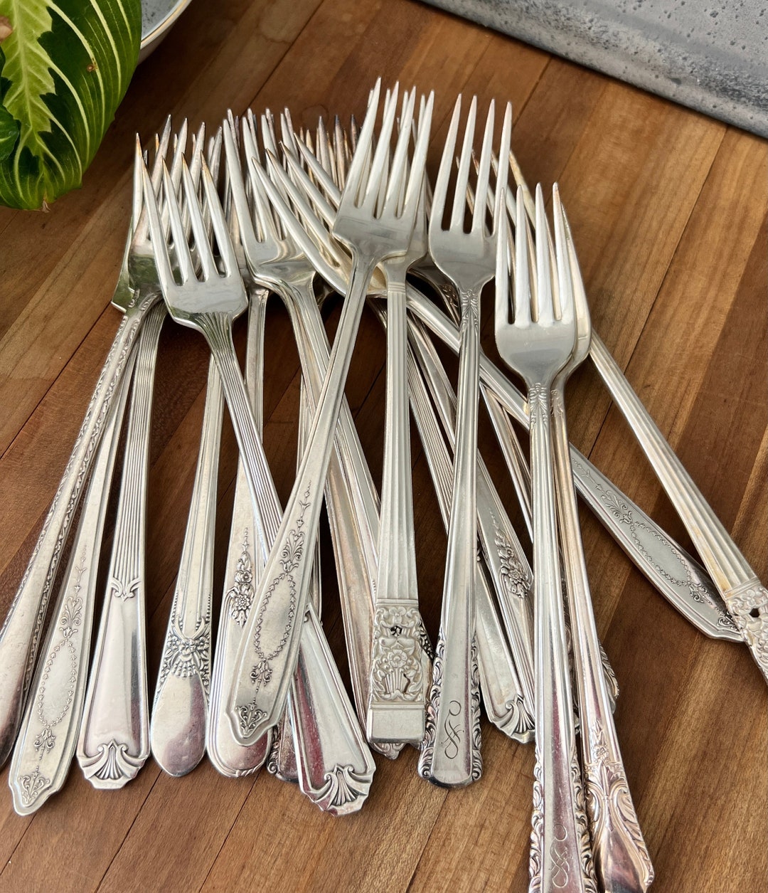 Mismatched Forks: Silverplate Viande Grille/long Handled Vintage ...