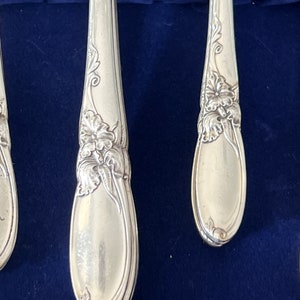 30 Piece Silverplate Community Flatware White Orchid Vintage ...