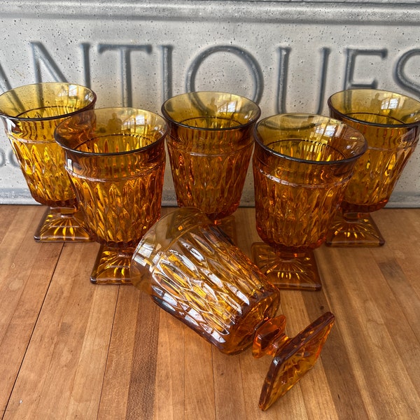 Amber Glassware - Etsy